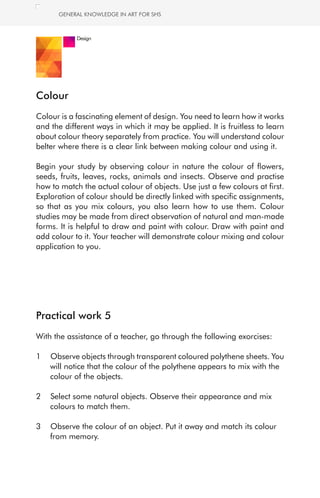 General Knowledge in Art for Senior High schools | PDF