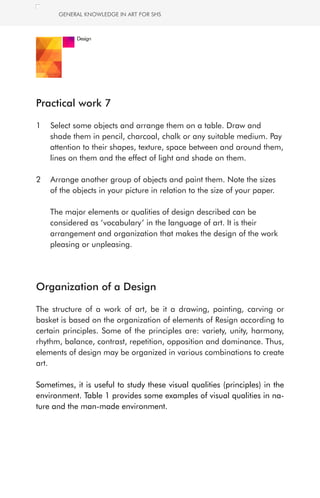 General Knowledge in Art for Senior High schools | PDF