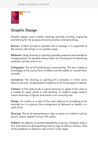 General Knowledge in Art for Senior High schools | PDF