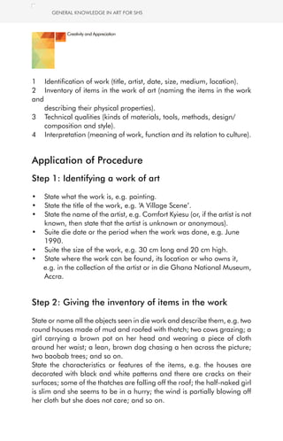 General Knowledge in Art for Senior High schools | PDF