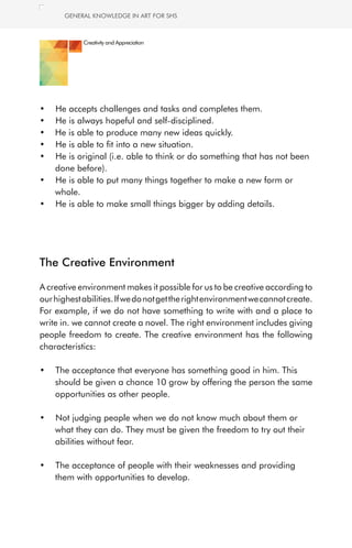 General Knowledge in Art for Senior High schools | PDF