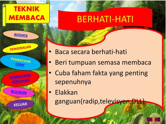 TEKNIK MEMBACA | PPTX