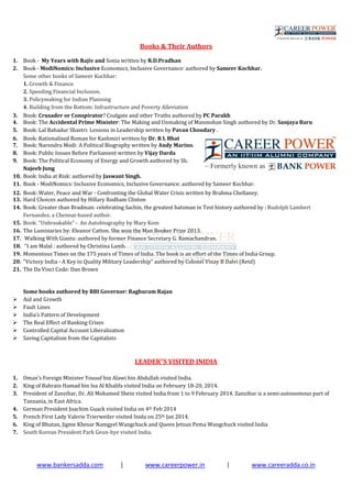 Gk capsule for sbi exam | PDF