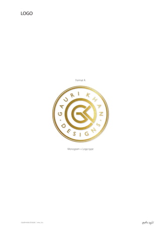 Gauri Khan Designs - Brand Guidelines | PDF