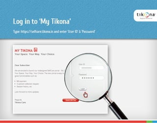 How to check usage on My Tikona | PPT