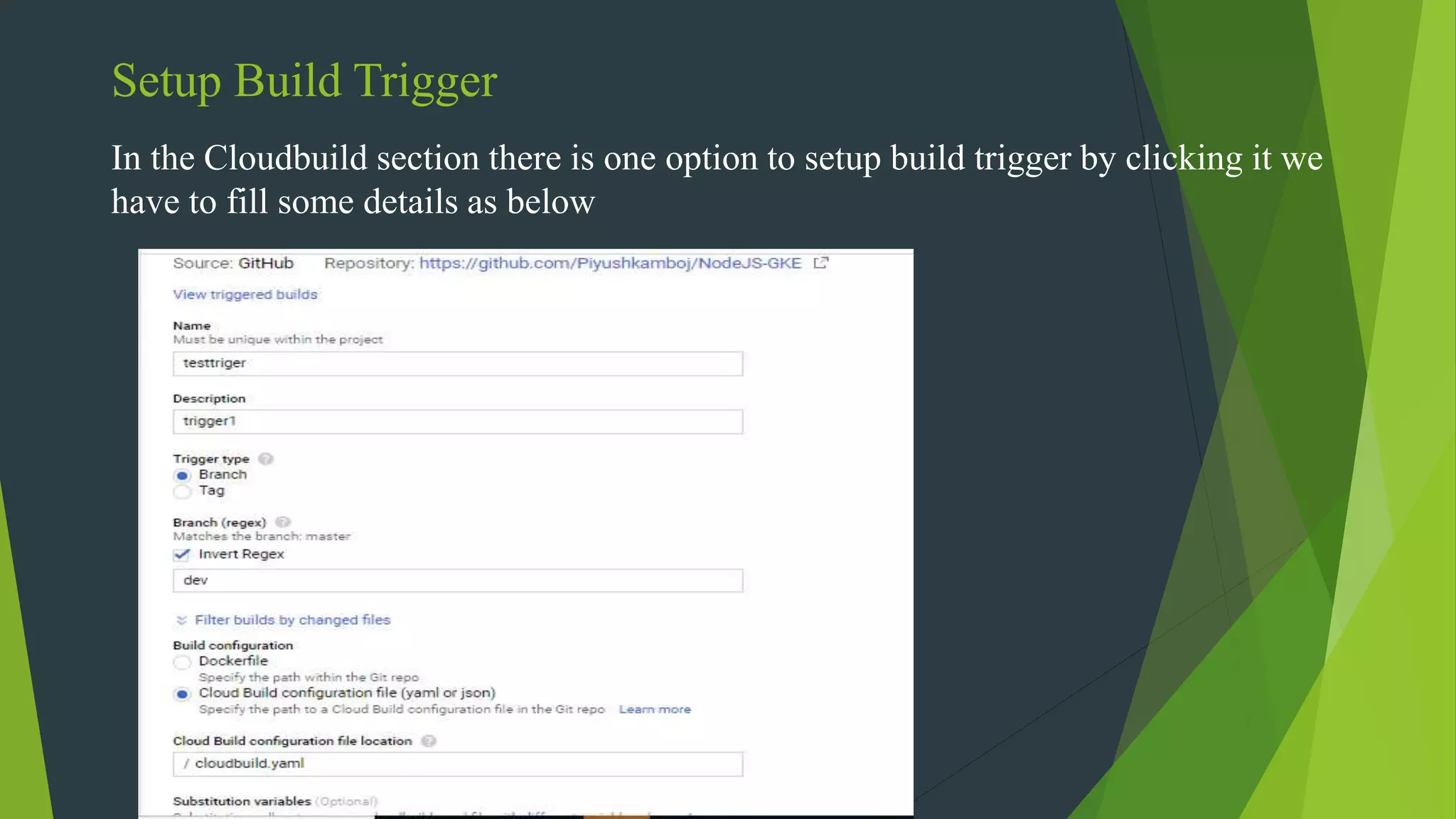 Google kubernetes Engine with Google CI/CD Implementation | PPTX ...