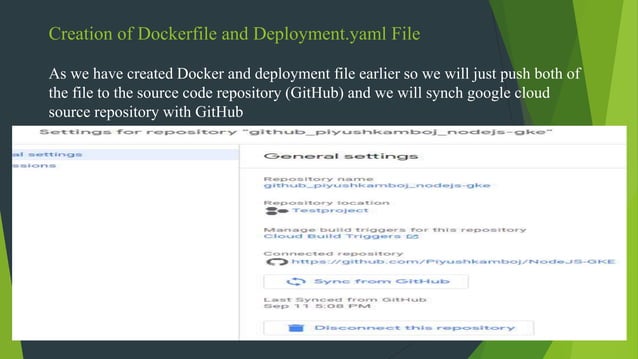 Google kubernetes Engine with Google CI/CD Implementation | PPT