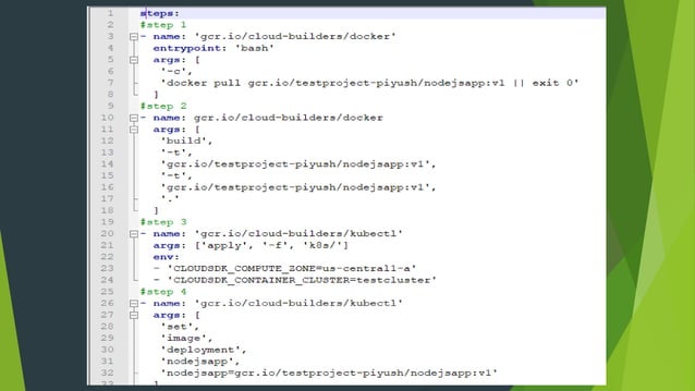 Google kubernetes Engine with Google CI/CD Implementation | PPT