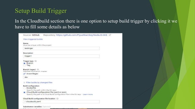 Google kubernetes Engine with Google CI/CD Implementation | PPT