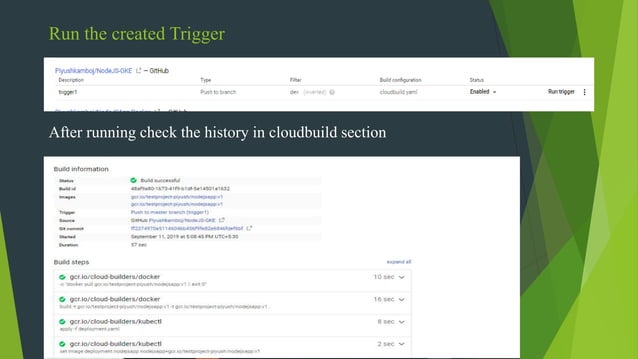Google kubernetes Engine with Google CI/CD Implementation | PPT