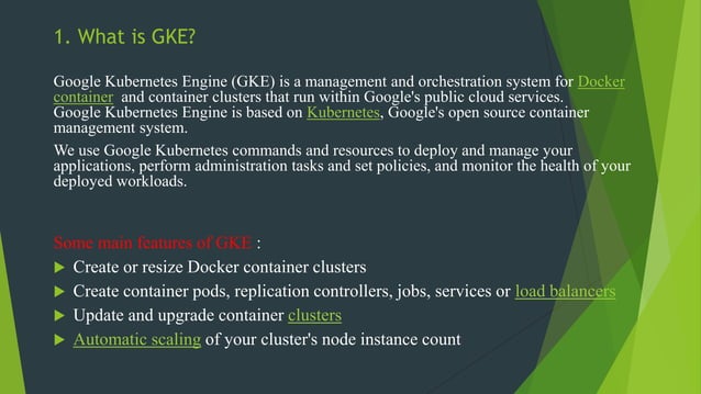 Google kubernetes Engine with Google CI/CD Implementation | PPT