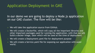 Google kubernetes Engine with Google CI/CD Implementation | PPTX ...