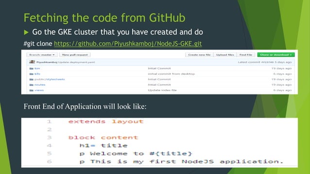 Google kubernetes Engine with Google CI/CD Implementation | PPT