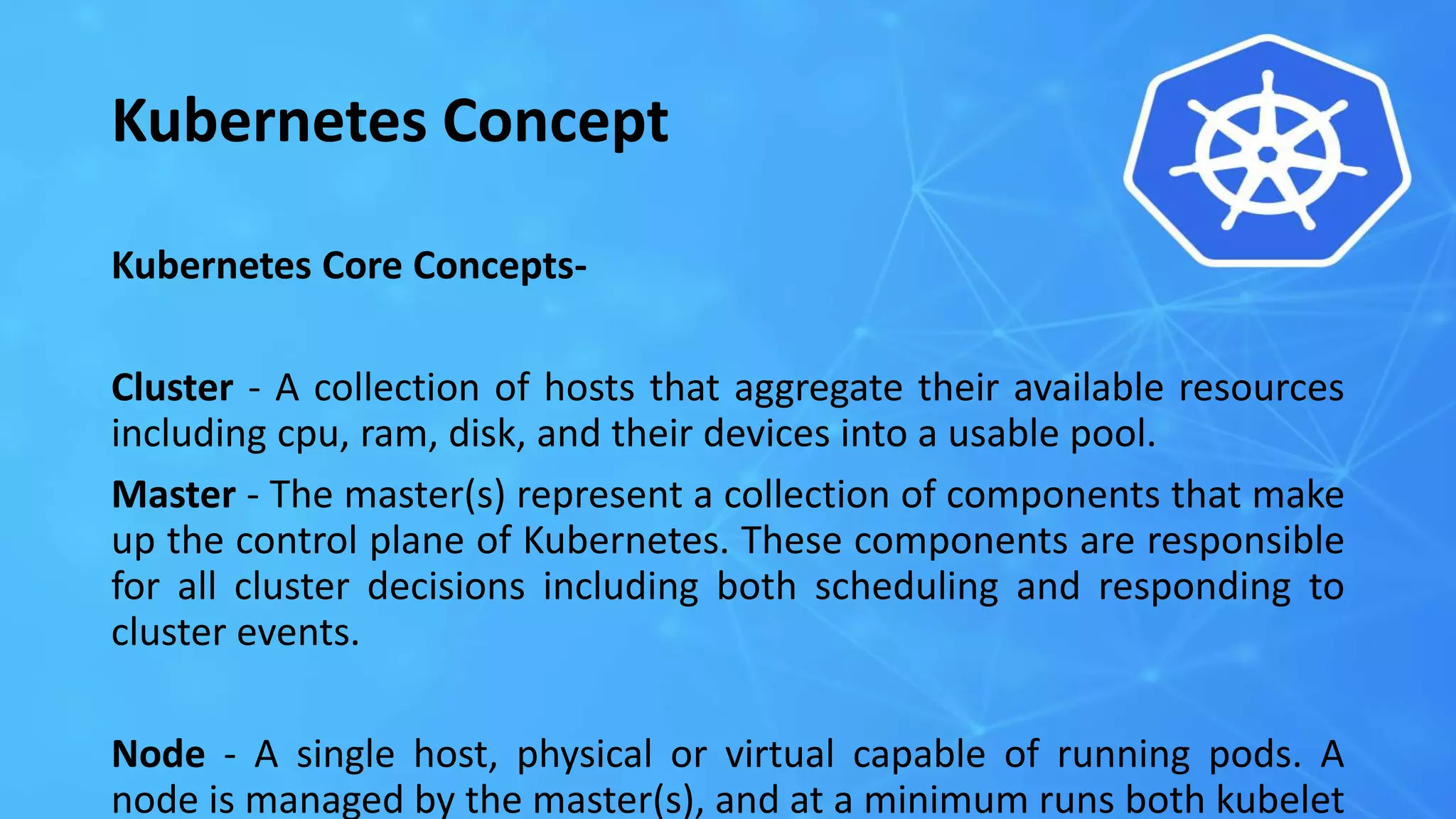 Kubernetes presentation | PPT