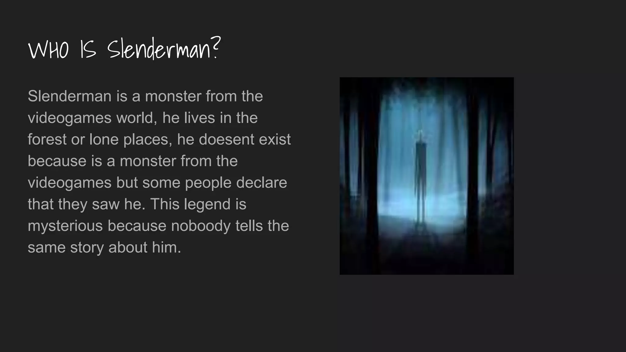 Slenderman | PPTX
