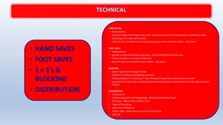 GK intelligence futsal skillset and slides | PPTX