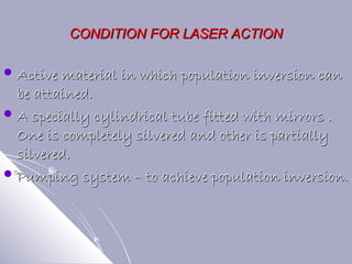 LASER presentation-By GK | PPT | Physics | Science