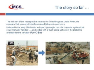 Behind the Telebelt - part 3 The Putzmeister era | PPT