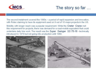 Behind the Telebelt - part 3 The Putzmeister era | PPT