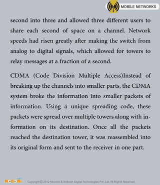 Mobile Networks – Mocomi.com