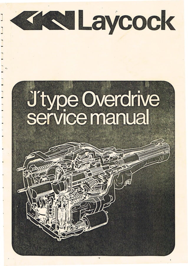Gkn laylock j type overdrive service manual 277 10-73-2m jwms | PDF ...