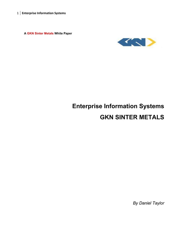 Gkn supply chain_final | PDF