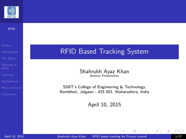 Rfid Based Tracking System Pdf Computing Technology And Computing