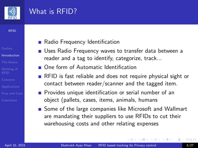 Rfid Based Tracking System Pdf Computing Technology And Computing