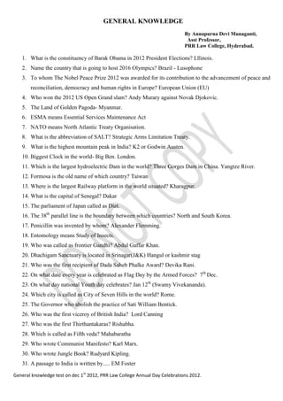 Gk pdf | PDF