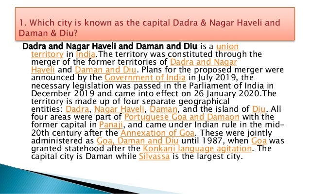indian union territories and capital of india | PPTX