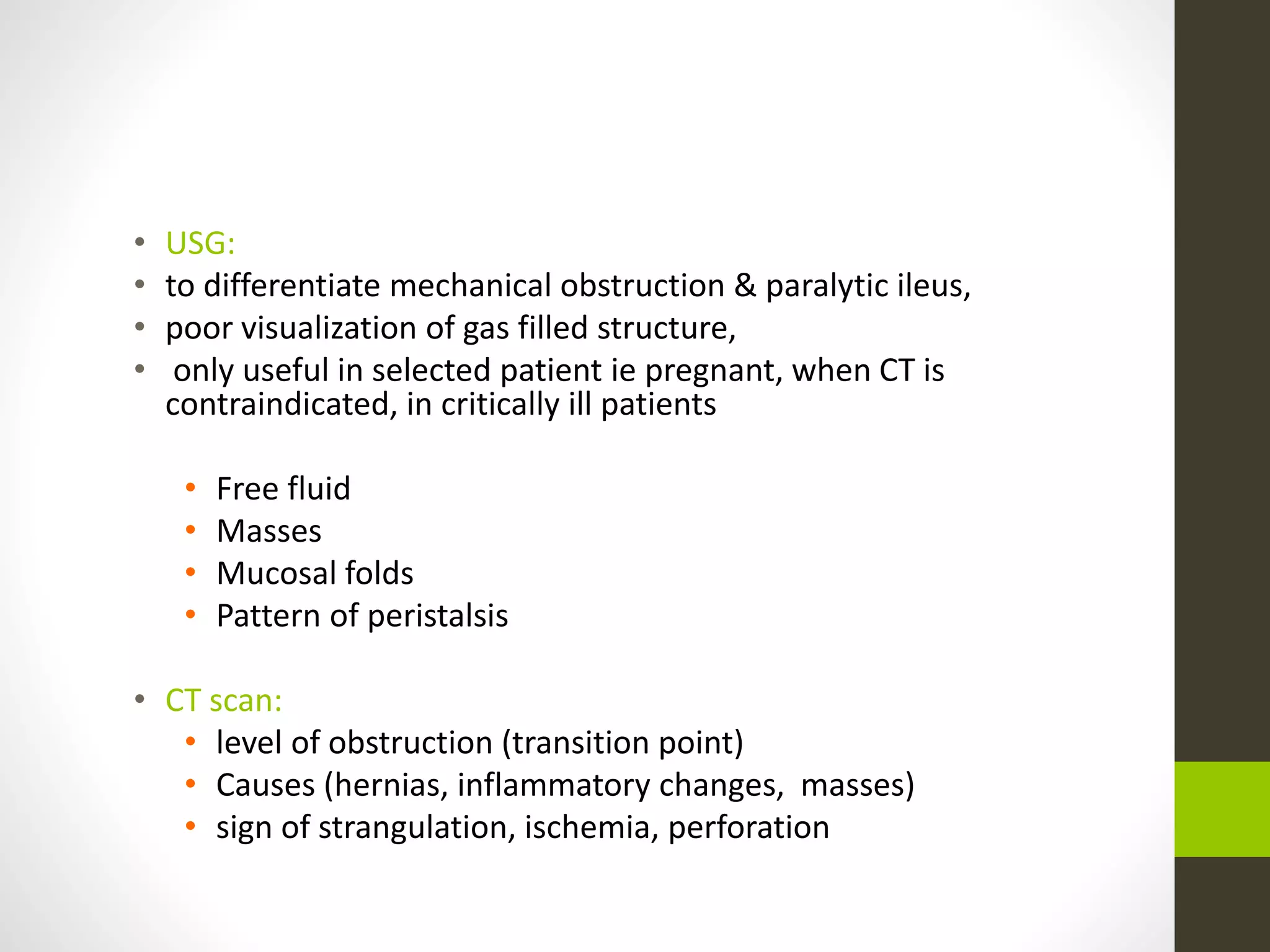 intestinal obstruction | PPTX