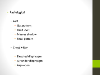 intestinal obstruction | PPTX