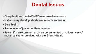 Provisional Mandibular Advancement Therapy (PMAD) | PPTX