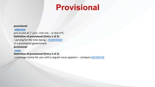 Provisional Mandibular Advancement Therapy (PMAD) | PPTX