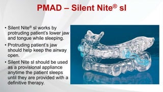 Provisional Mandibular Advancement Therapy (PMAD) | PPTX