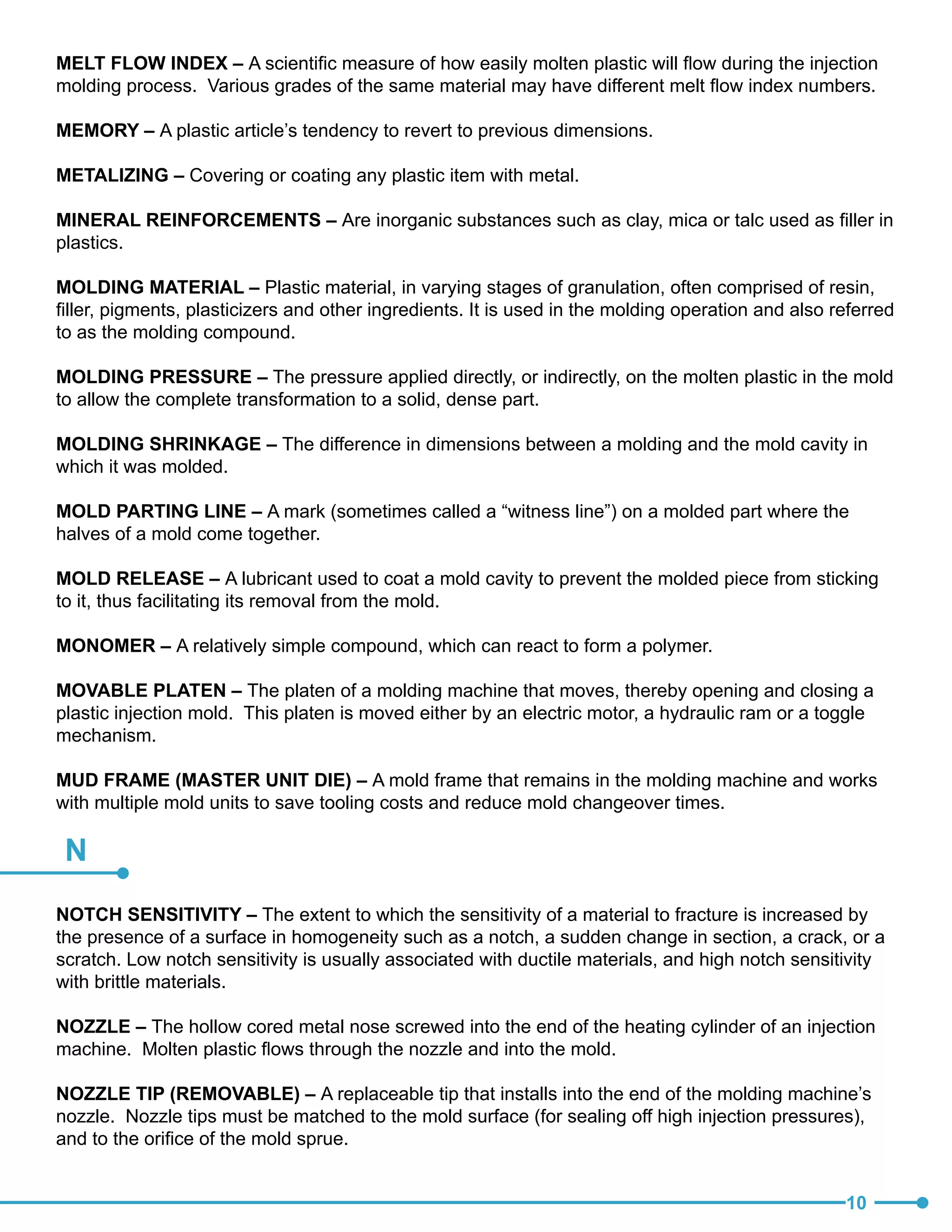 Guide To Plastic Injection Molding Terminology - GreenLeaf Industries ...