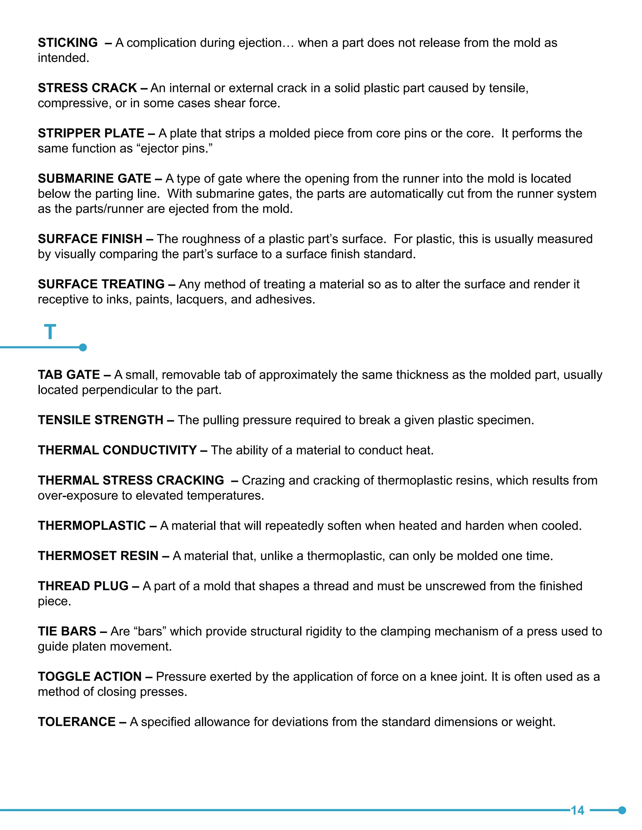 Guide To Plastic Injection Molding Terminology - GreenLeaf Industries ...