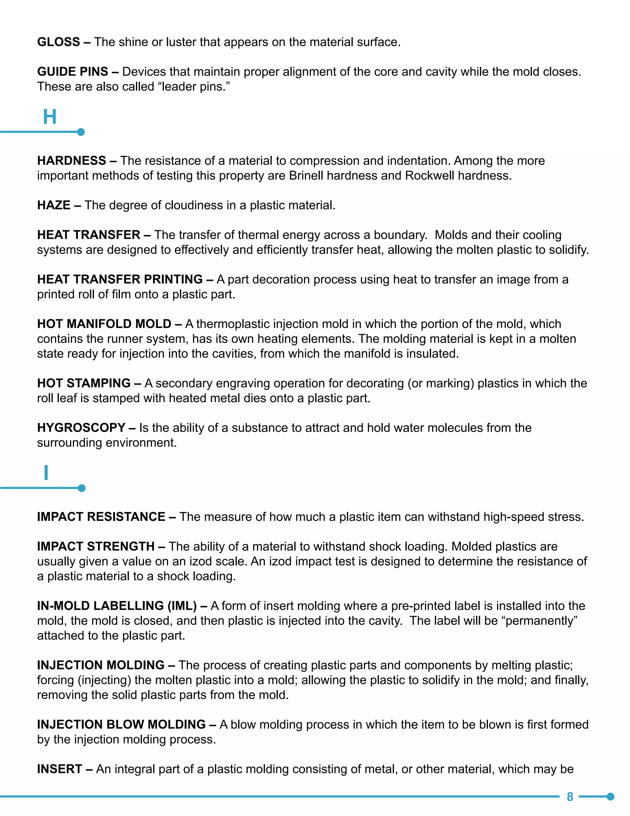 Guide To Plastic Injection Molding Terminology - GreenLeaf Industries ...