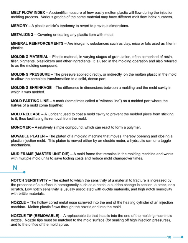 Guide To Plastic Injection Molding Terminology - GreenLeaf Industries ...