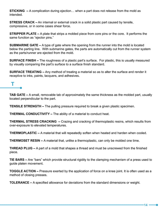 Guide To Plastic Injection Molding Terminology - GreenLeaf Industries ...
