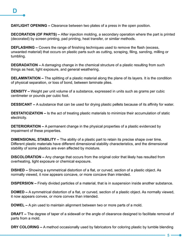 Guide To Plastic Injection Molding Terminology - GreenLeaf Industries ...