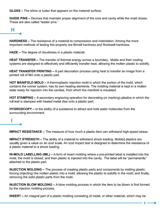 Guide To Plastic Injection Molding Terminology - GreenLeaf Industries ...