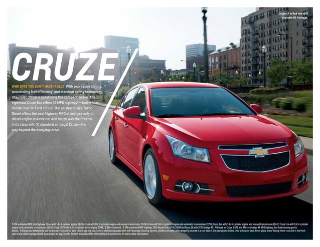 2014 Chevy Cruze Digital Brochure | PPT