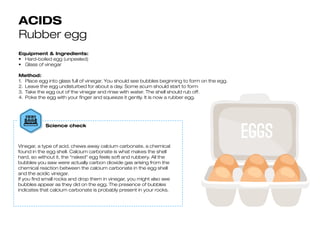 Chemistry experiments for kids at home | PDF