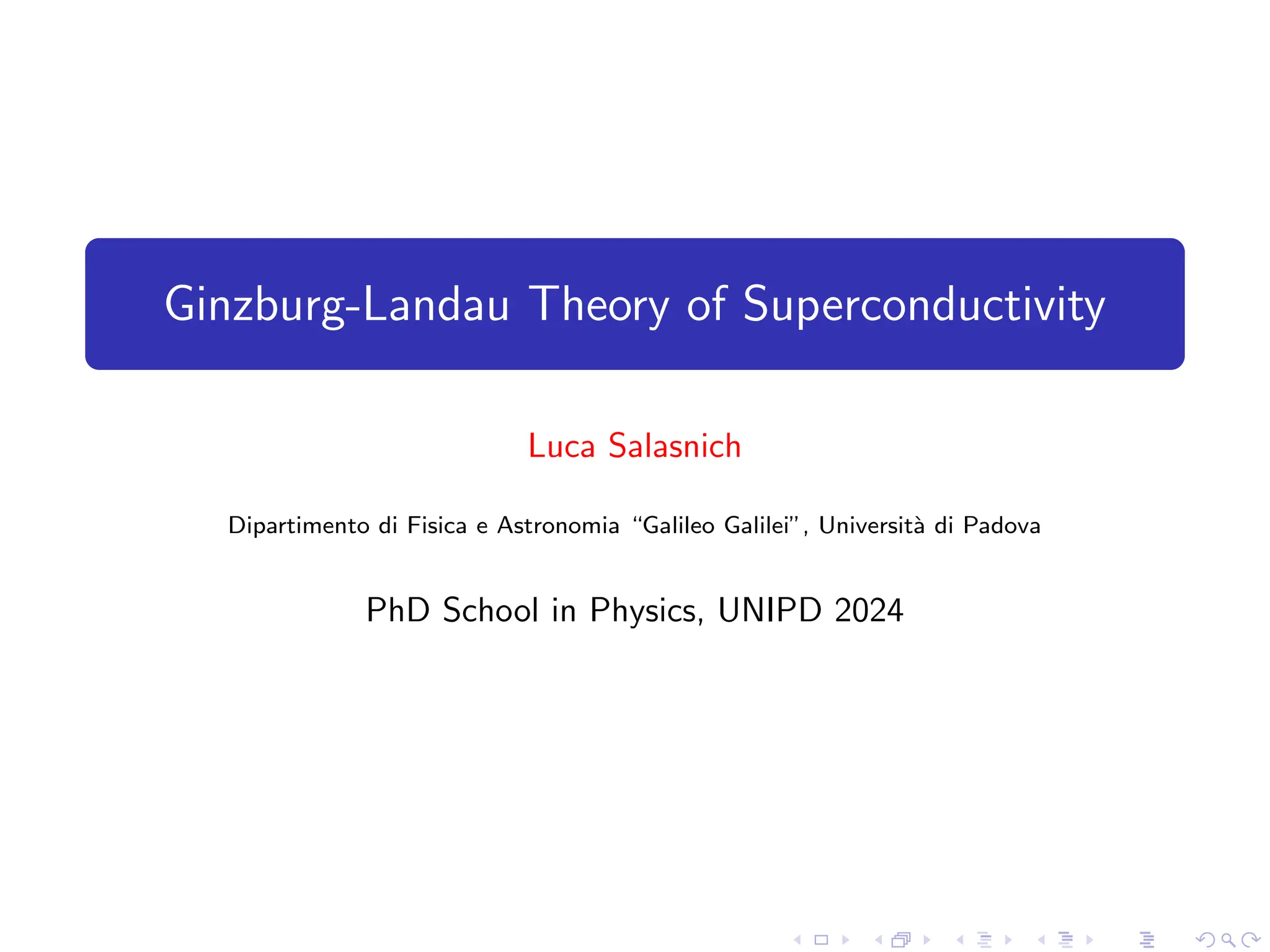 Ginzberg Landau theory for superconductivity.pdf