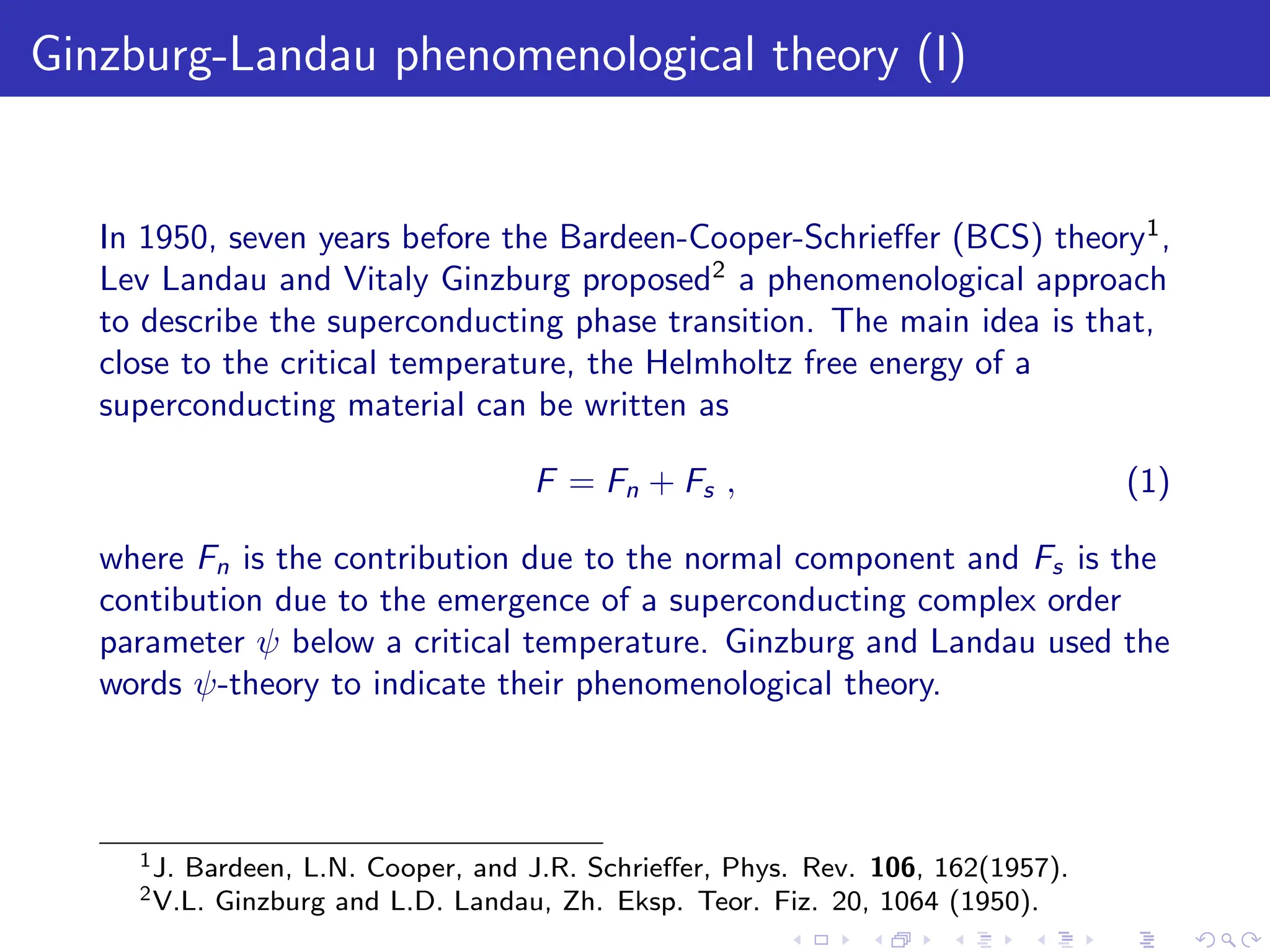 Ginzberg Landau theory for superconductivity.pdf