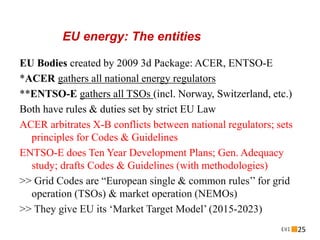 Florence School of Regulation & the European Regulation Frame | PPTX