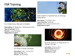 Florence School of Regulation & the European Regulation Frame | PPT