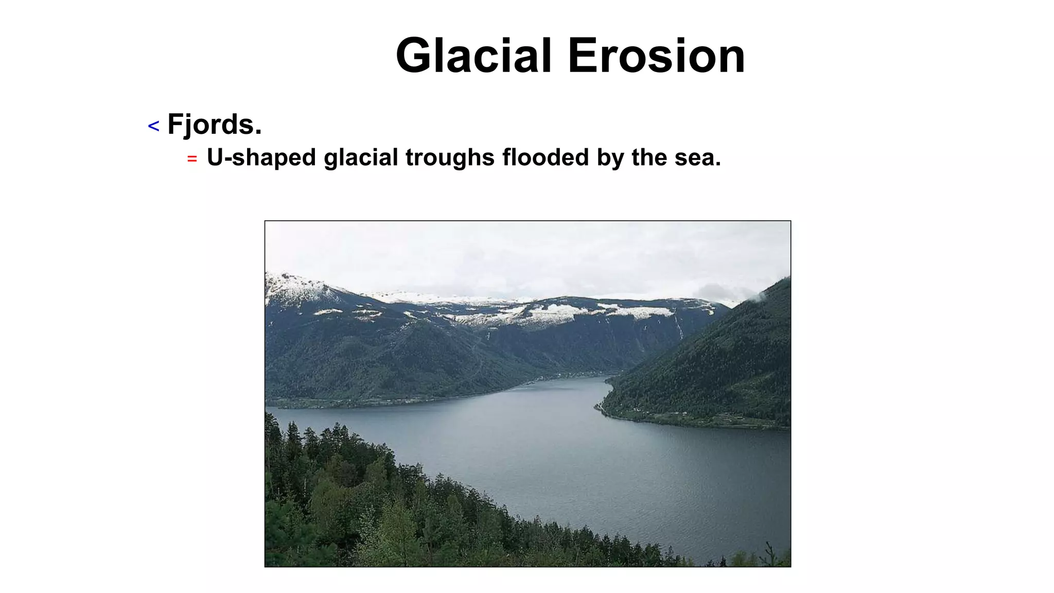 Glacial landforms (geomorphology) | PPTX
