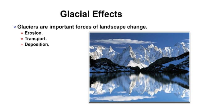 Glacial landforms (geomorphology) | PPTX